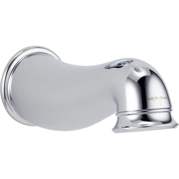 Delta 7-3/4 in. Non-Diverter Tub Spout in Chrome-RP42574 - The Home Depot