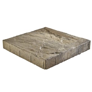 Pavestone Taverna 16 in. L x 16 in. W x 50 mm H Square Yukon Concrete ...