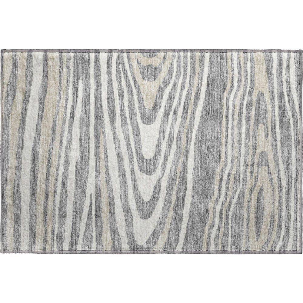 Addison Rugs Mayfield Premium Machine Washable Abstract AMF974 Gray 1 ...