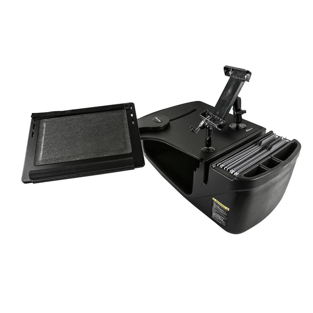 AutoExec Reach Desk Front Seat in Black withPhone Mount/Tablet Mount ...