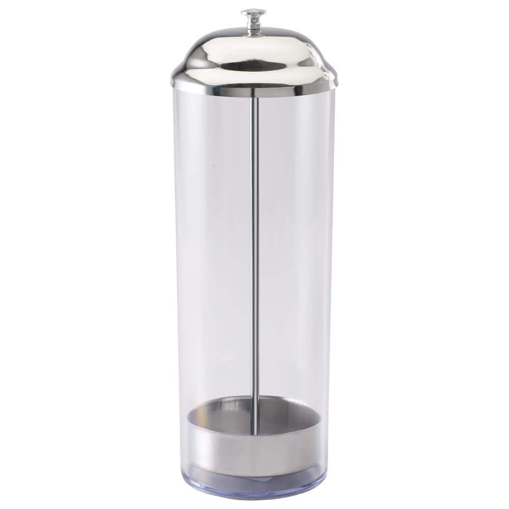 Winco Stainless Steel Straw Dispenser with Top SDP-3 - The Home Depot