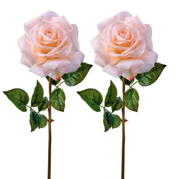 Regency International 27 in. Pink Artificial Garden Rose MTF23891-BLSH ...