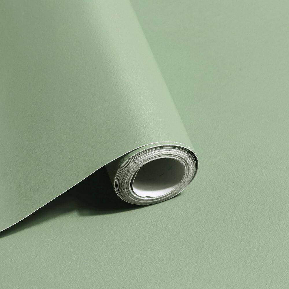 Light Green Solid Color Contact Paper Peel and Stick Wallpaper Roll ...
