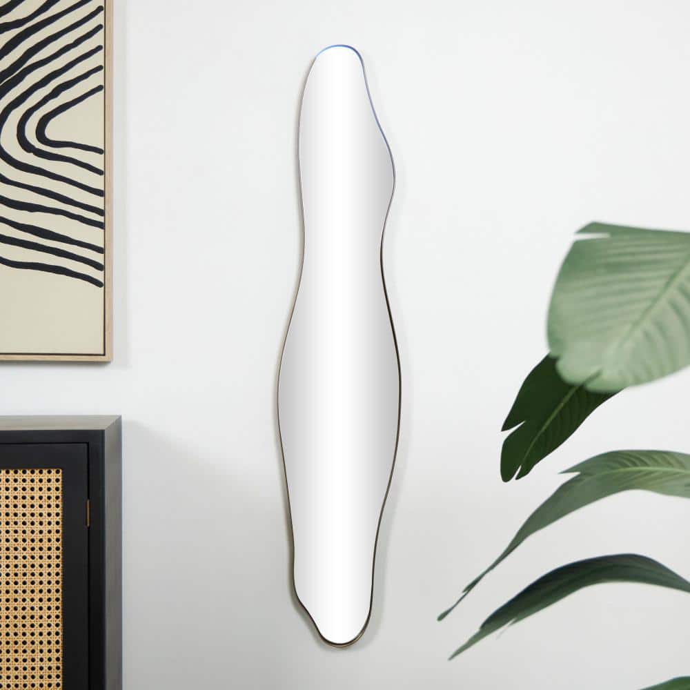 CosmoLiving by Cosmopolitan 47 in. x 10 in. Slim Abstract Wavy ...