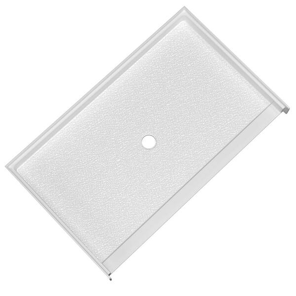 Getpro 60 in. x 36 in. Acrylic Single Threshold Shower Pan Alcove ADA ...