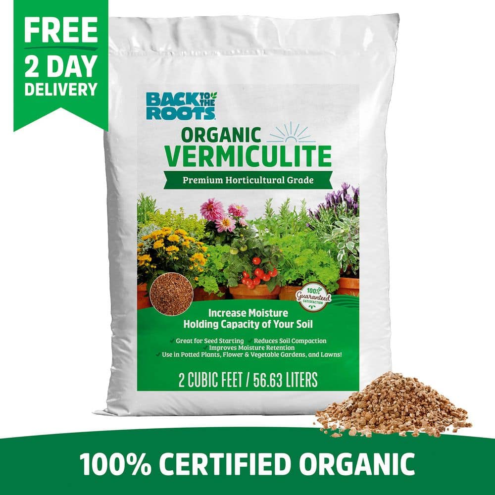 Back to the Roots 2 cu. ft. Organic Vermiculite Soil Amendment 57013-DS ...