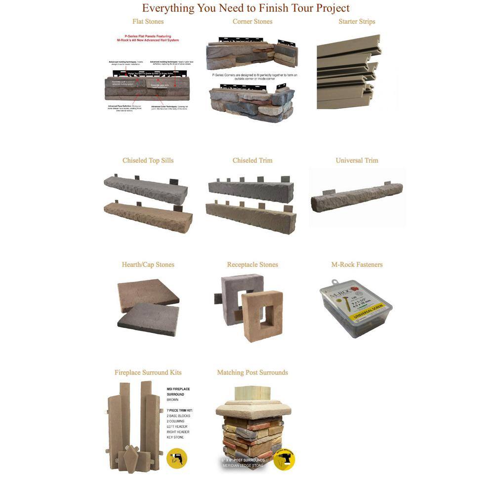 Buy Easy Stack 7.5 in. x 9 in. Rapidan Manufactured Concrete River ...