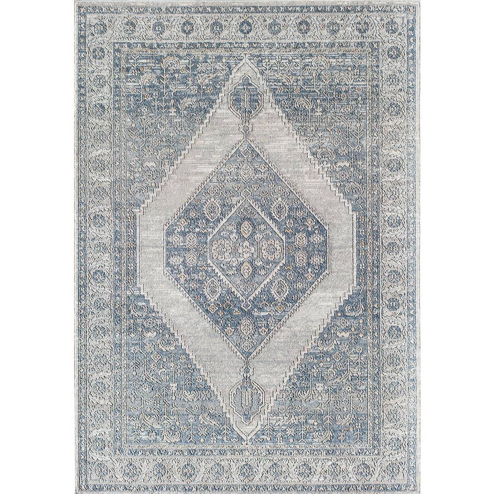 Rugs America Milford Mink Windsor Gray 2 ft. X 4 ft. Area Rug RA30234 ...