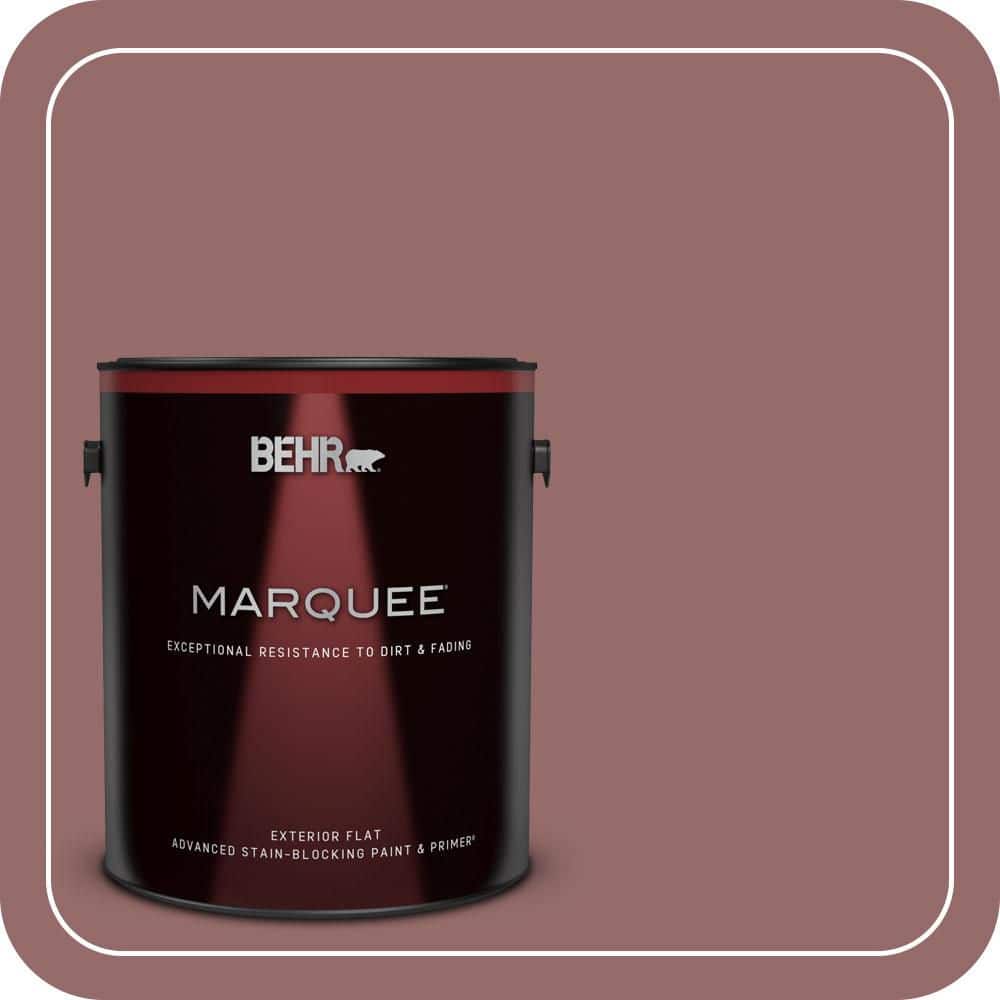BEHR MARQUEE 1 gal. #140F-5 Clay Ridge Flat Exterior Paint & Primer ...