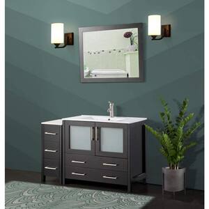 Vanity Art 36 in. W x 18 in. D x 36 in. H Bathroom Vanity in Espresso ...