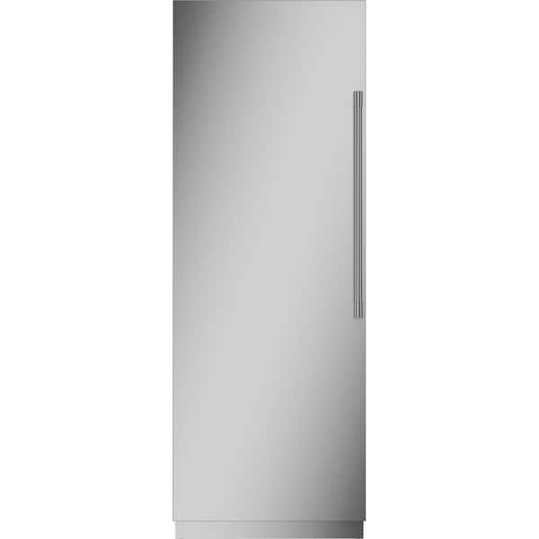 GE 30 in. 16.7 cu. ft. Auto Defrost Upright Column Freezer Refrigerator ...