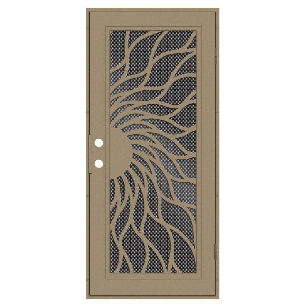 Unique Home Designs Sunfire 36 in. x 80 in. Left Hand/Outswing Desert ...