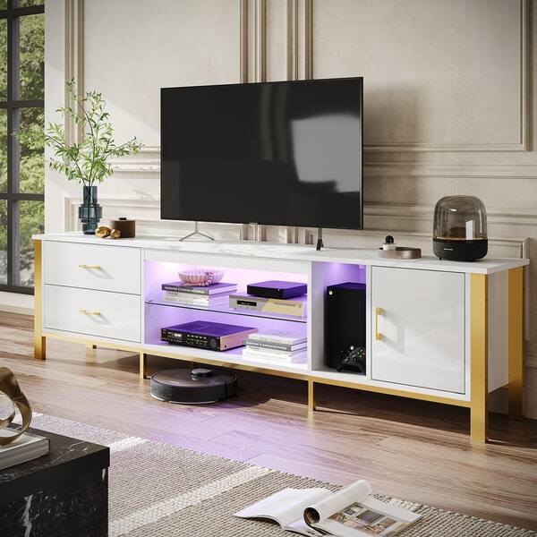 Cream high gloss tv unit store