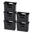 IRIS Desktop File Box Large in Black (3-Pack)-580047 - The Home Depot