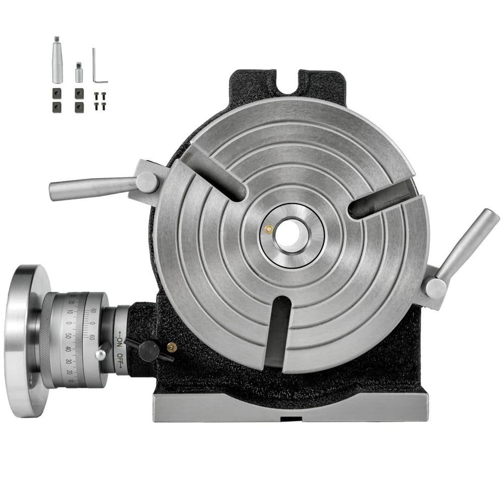 SKYSHALO 8 in. /200 MM Rotary Table, Horizontal Vertical, 3-Slot, MT ...