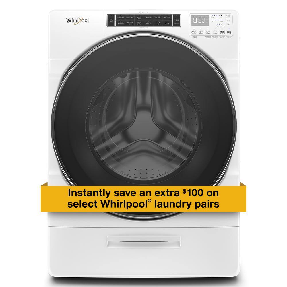 Reviews for Whirlpool 5.0 cu. ft. High Efficiency White Stackable Front ...