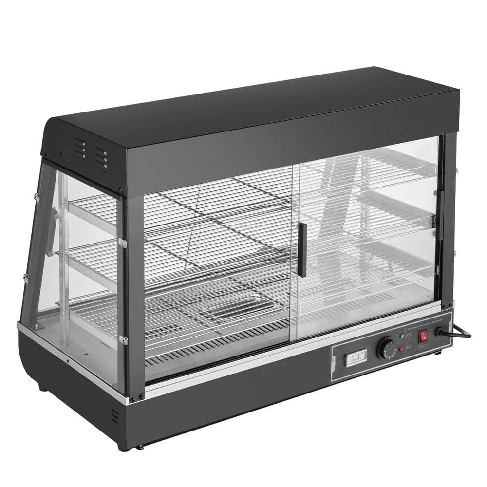 SVOPES 3-Tier 1500 W Commercial Food Warmer, 137 qt. Black Buffet ...