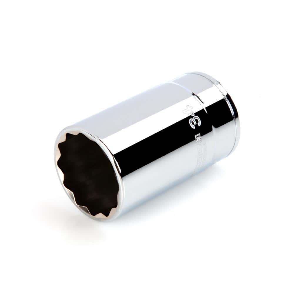 TEKTON 1/2 in. Drive x 34 mm Deep 12-Point Socket SHD23334 - The Home Depot