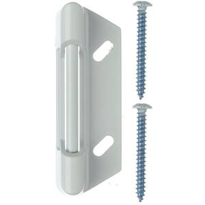 36 in. x 80 in. White 3/4-Light Storm Door with Black Hardware, Door ...