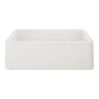 Blanco Ikon White Granite 33 in. Double Bowl Farmhouse Apron Kitchen ...