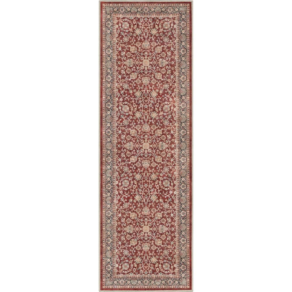 Well Woven Asha Rome Vintage, Oriental Persian, Red 2 ft. 3 in. x 7 ft ...