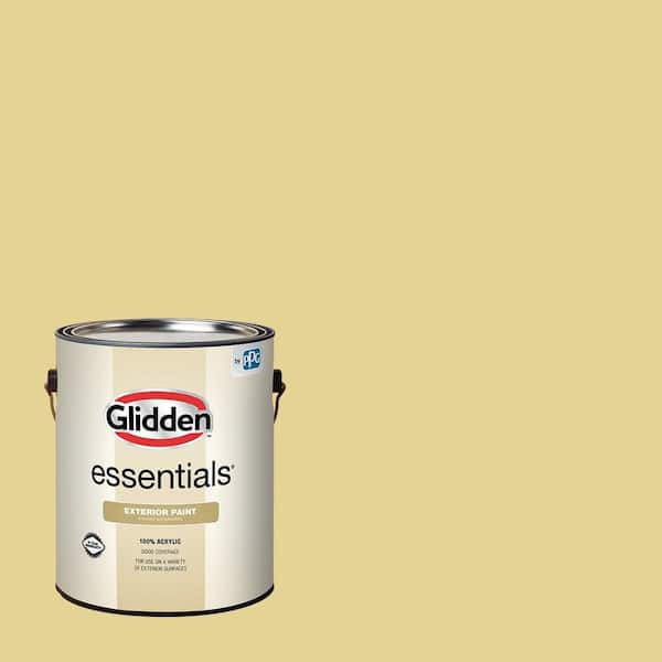 Glidden Essentials 1 gal. PPG1108-4 Wayward Wind Satin Exterior Paint ...