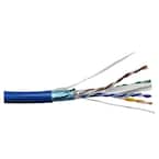 Southwire 500 ft. Blue 23/4 Solid CU CAT6 CMR (Riser) Data Cable ...