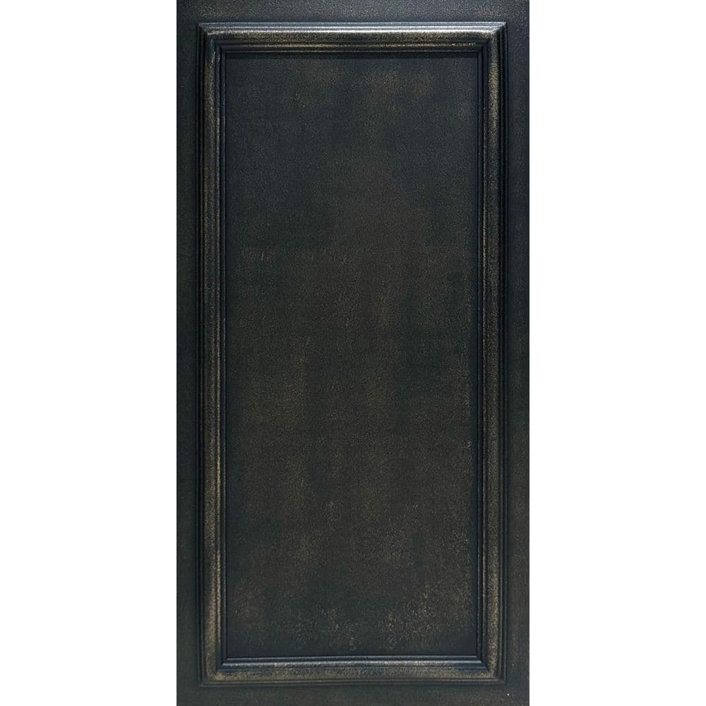 A La Maison Ceilings Framed Panel Black Brass 1.6 ft. x 3.3 ft ...