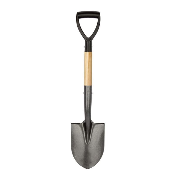 Misopily 28 in. Fiberglass Handle Manganese Steel Blade Shovel with Non ...
