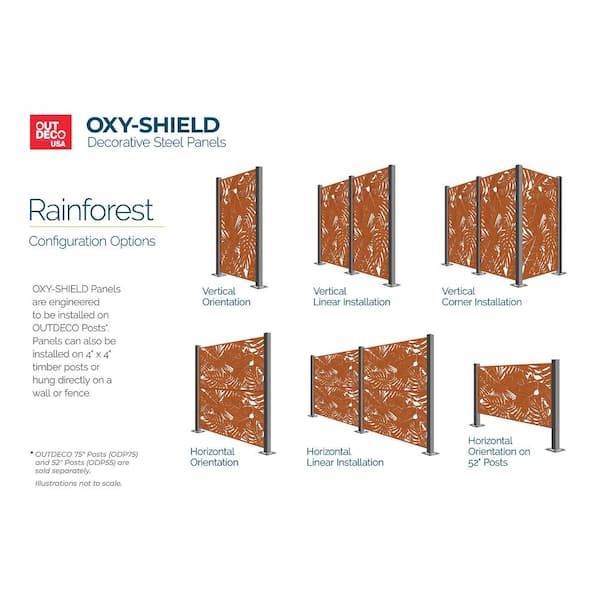 Corten Steel Panel Sizes