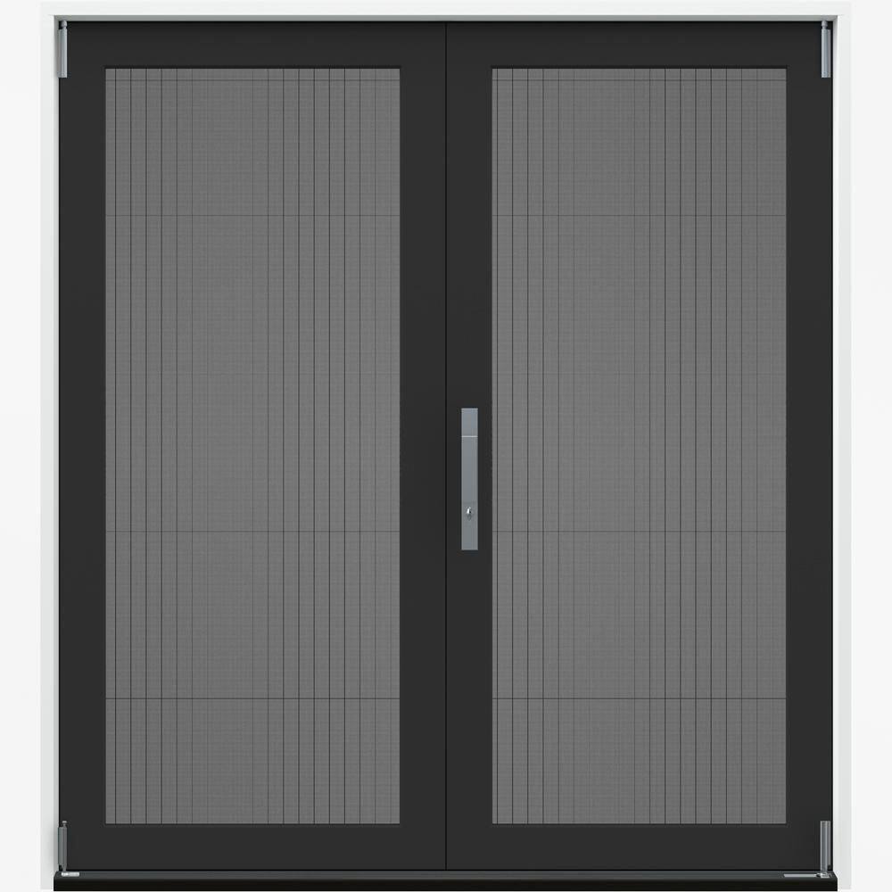 Have a question about JELD-WEN 60 in. x 80 in. Right-Hand Folding Black ...