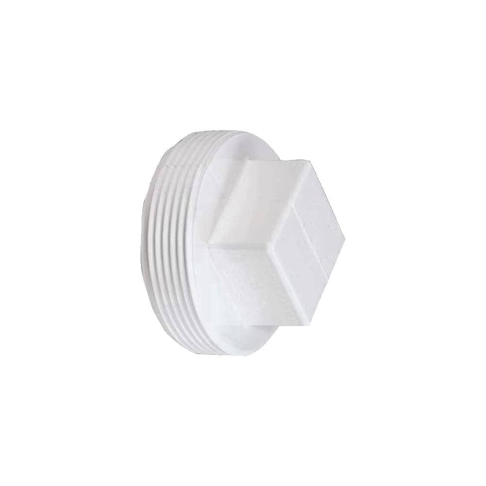 VPC 3 in. PVC DWV MPT Cleanout Plug Fitting 34-LP106-030B - The Home Depot