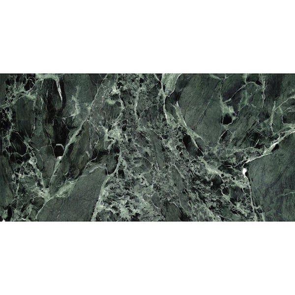 Apollo Tile Regalia 4 x 5 in. Verde Alpi Matte Porcelain Marble-look ...