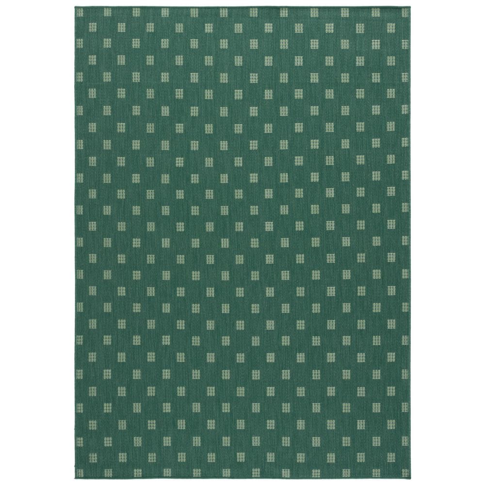 SAFAVIEH Terrace Dark Green/Light Green 8 ft. x 10 ft. Spotted Solid ...