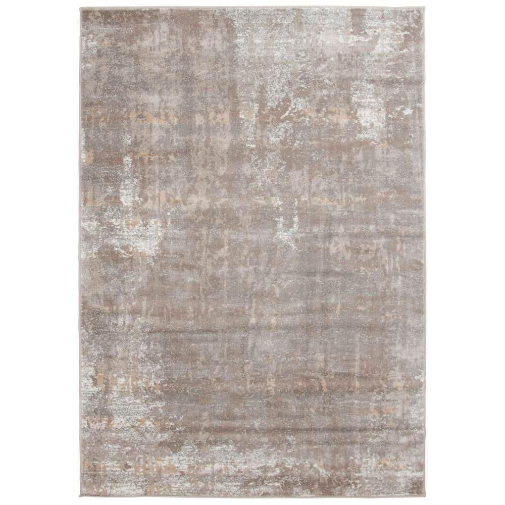 Natco Kurdamir Sheyla 5 ft. x 8 ft. Pumice/Shell Area Rug 3074PSH58HD ...
