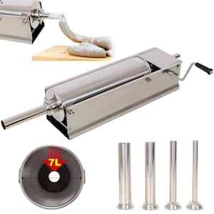 LEM MightyBite 5 lb. Stainless Steel Sausage Stuffer 1606 - The Home Depot