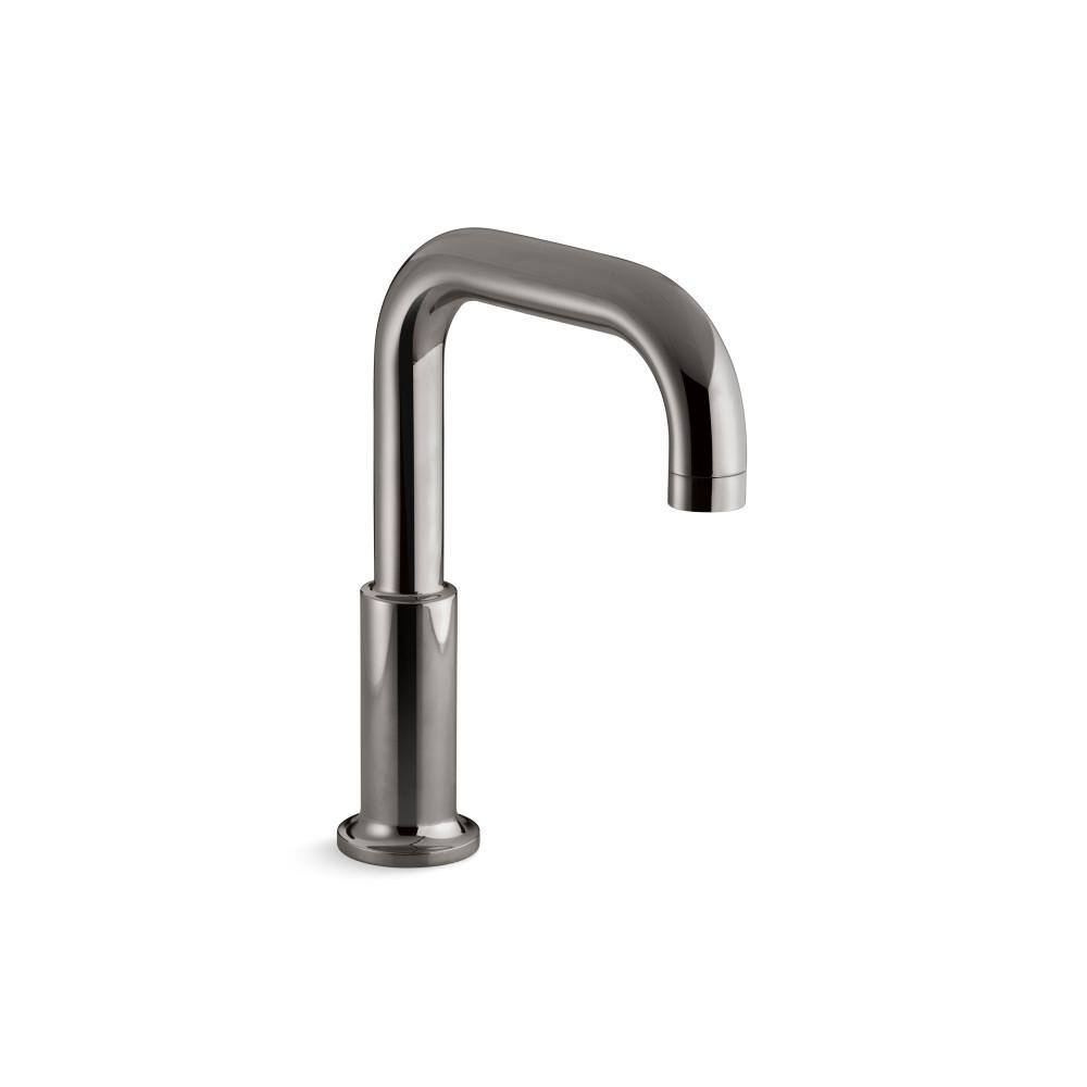 KOHLER Purist Deck-Mount Non-Diverter Bath Spout, Vibrant Titanium ...