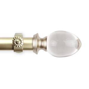 EMOH 120 in. - 170 in. Adjustable Single Curtain Rod 1 in. Dia in ...