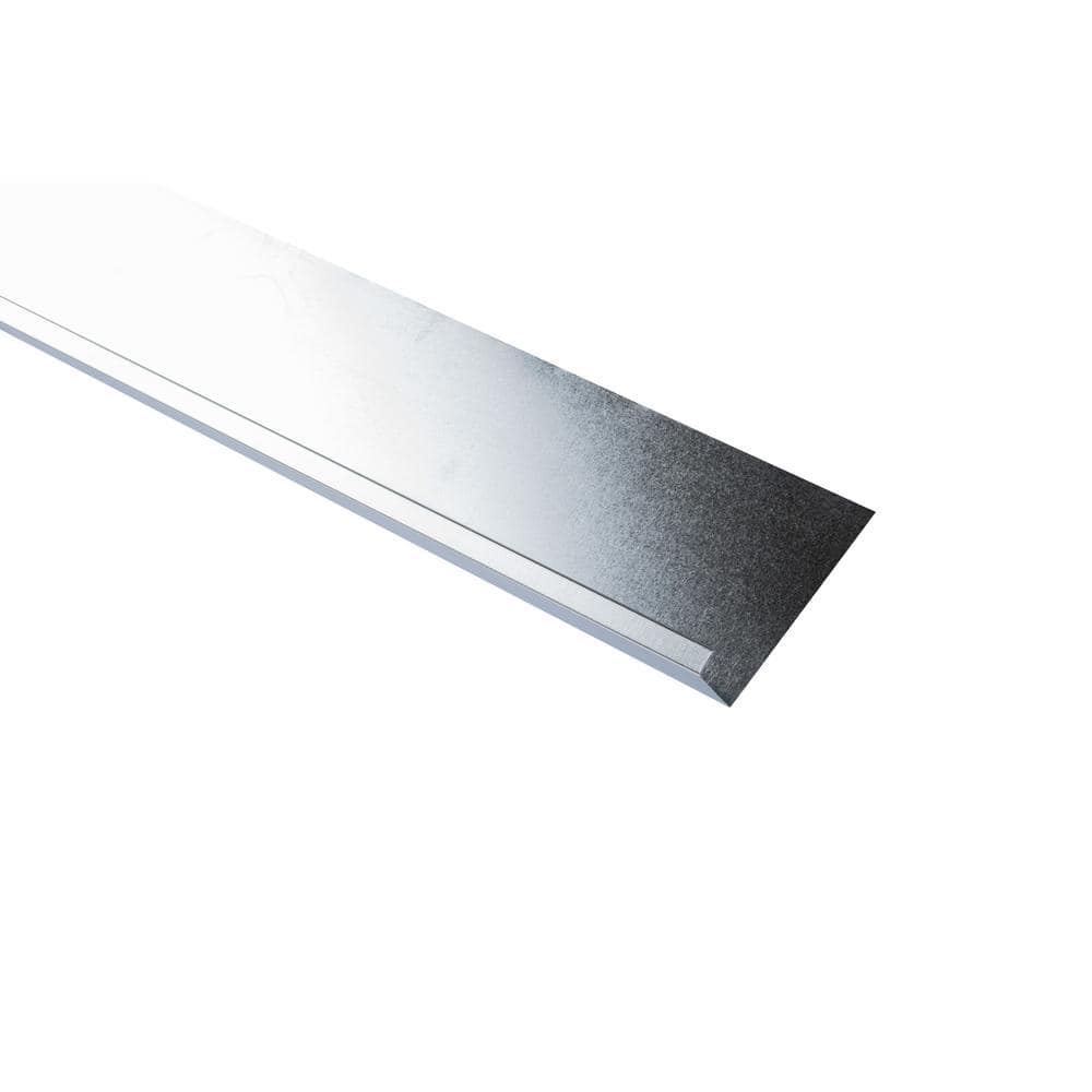 Gibraltar Building Products 7.5 in. x 10 ft. Galvanized Steel Water ...