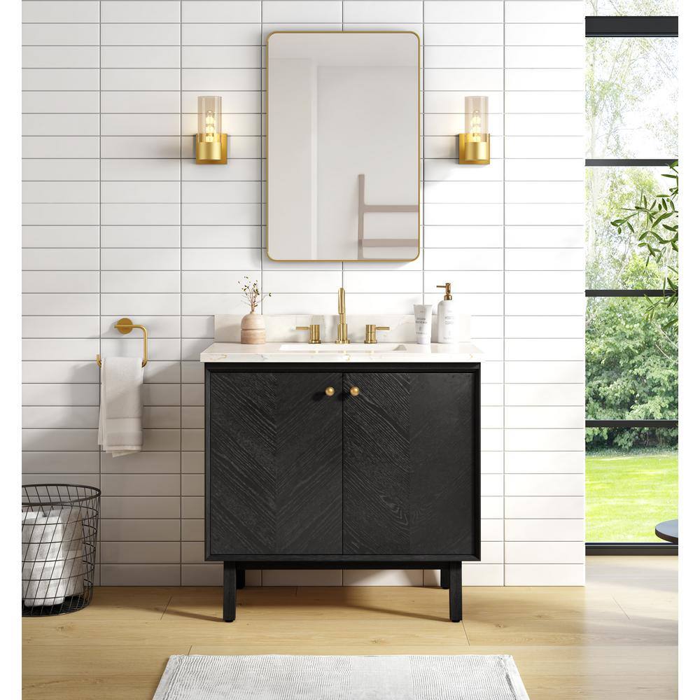 Avanity Adele 36 in. W x 21 in. D x 34 in. H Bath Vanity Cabinet ...