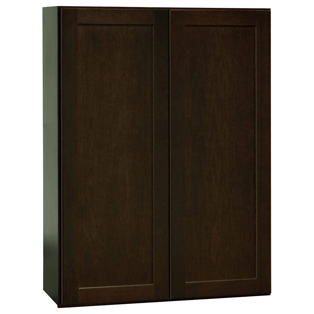 Hampton Bay Shaker 27 in. W x 12 in. D x 36 in. H Assembled Wall ...