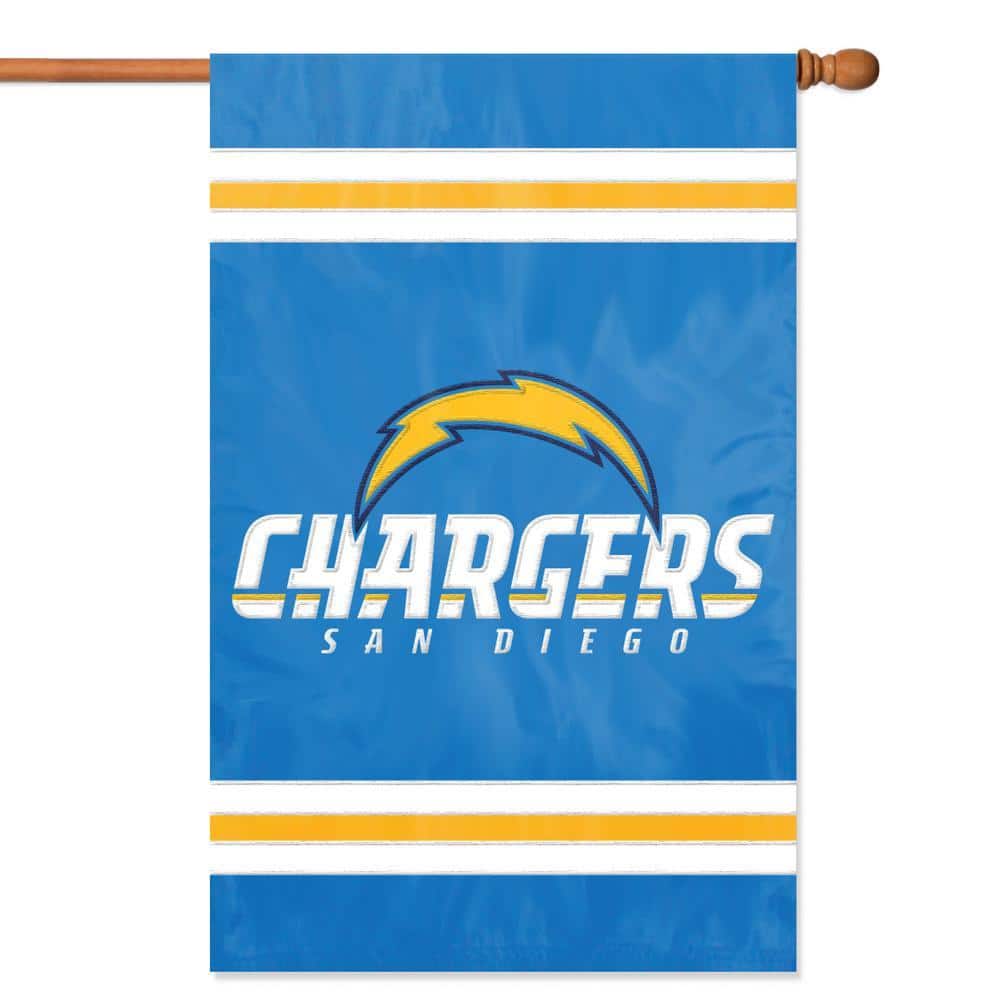 Party Animal, Inc. Los Angeles Chargers Applique Banner Flag AFSD - The ...