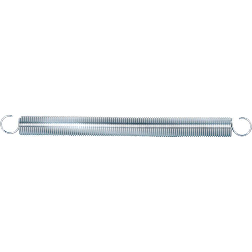 Everbilt Extension Spring, Spring Steel Construction, Nickel-Plated ...