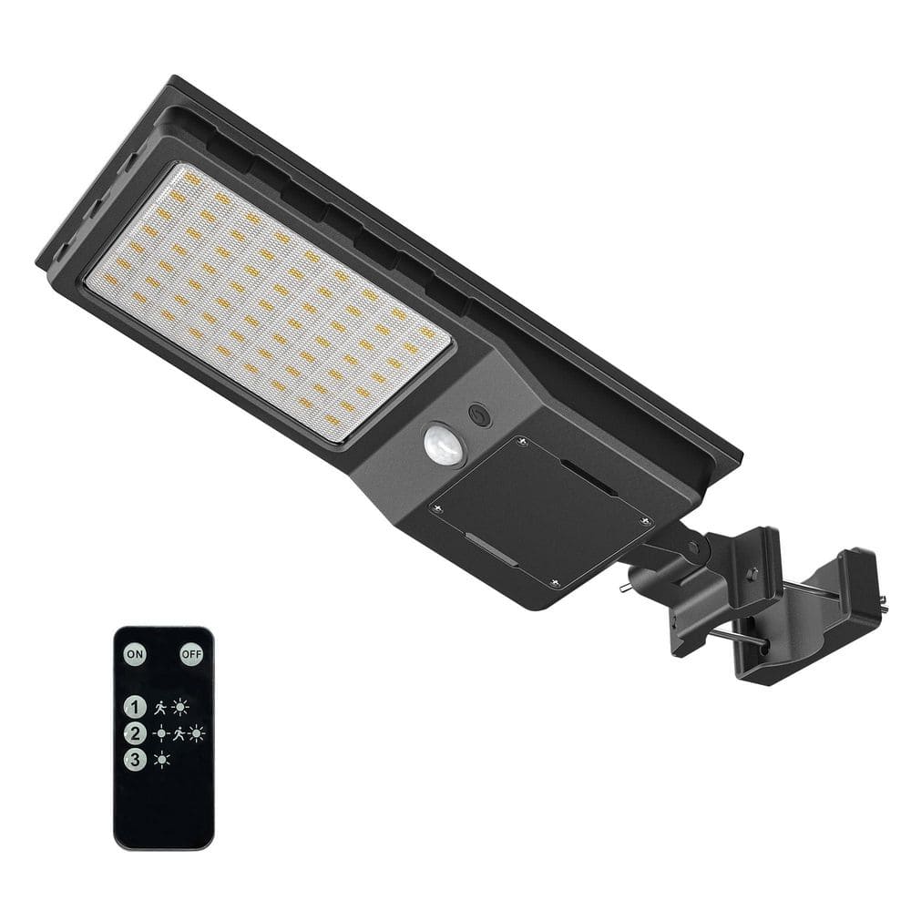 phyfalip L-1 Series LED Integrated Black Outdoor Motion Sensor Dusk to ...