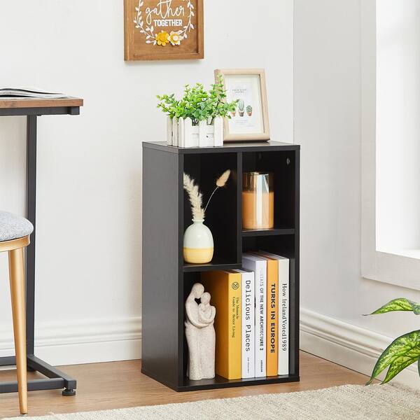 VECELO Simple Home 3-Tier Adjustable Shelf Bookcase,Black VECELO Simple Home 3-Tier Adjustable Shelf Bookcase,Black