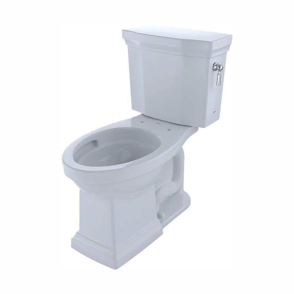 TOTO Promenade II 2-piece 1.28 GPF Single Flush Elongated Toilet with ...