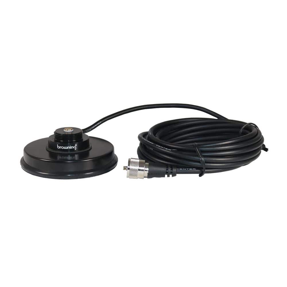 Browning 3-5/8-In. NMO Magnet Mount with Rubber Boot and Preinstalled ...