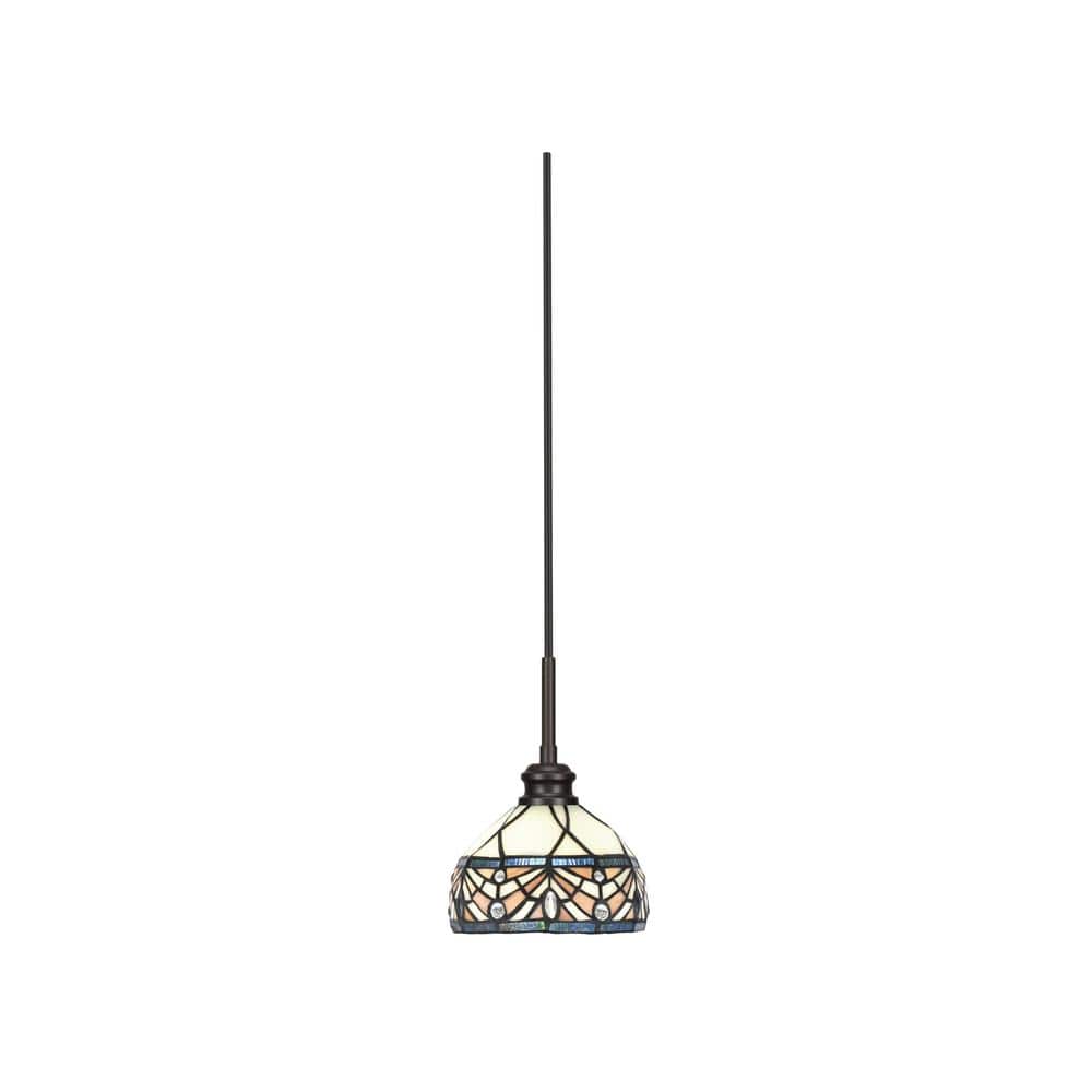 Albany 60-Watt 1-Light Espresso Pendant Mini Pendant Light Royal Merlot ...