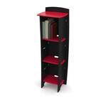 Legare Kid's Bookcase with 3 Shelves in Race Car Collection Red and ...