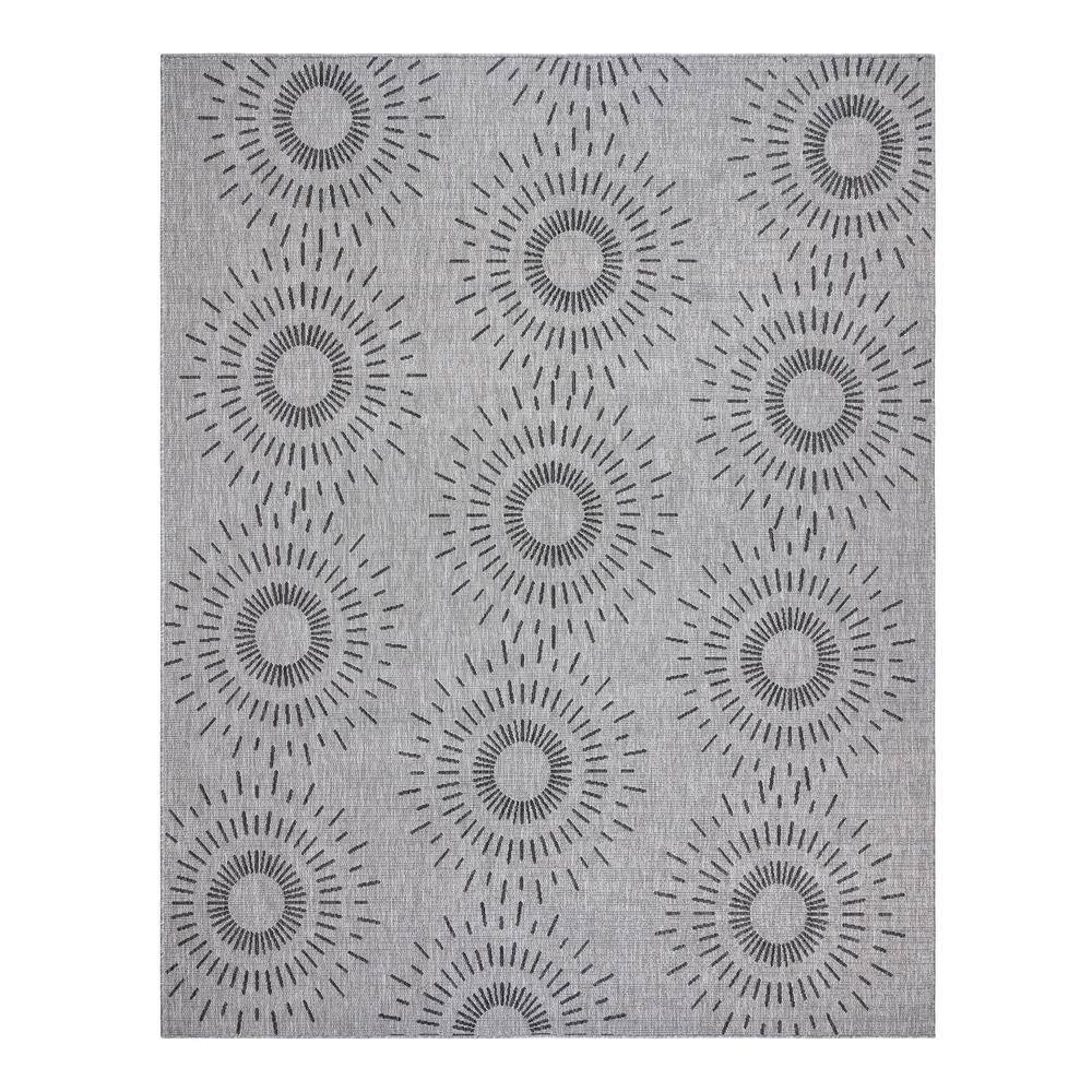 Gertmenian & Sons Paseo Tiaret Gray 5 ft. x 7 ft. Geometric Indoor ...